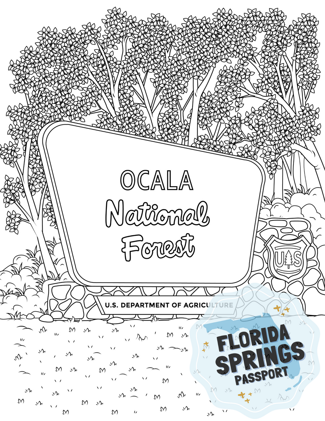 Florida Springs Coloring Pages – Florida Springs Passport Florida Springs Coloring Pages – Florida Springs Passport
